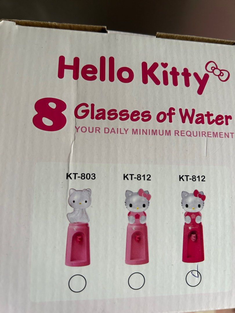 Hello Kitty Water Dispenser, Furniture & Home Living, Kitchenware ...