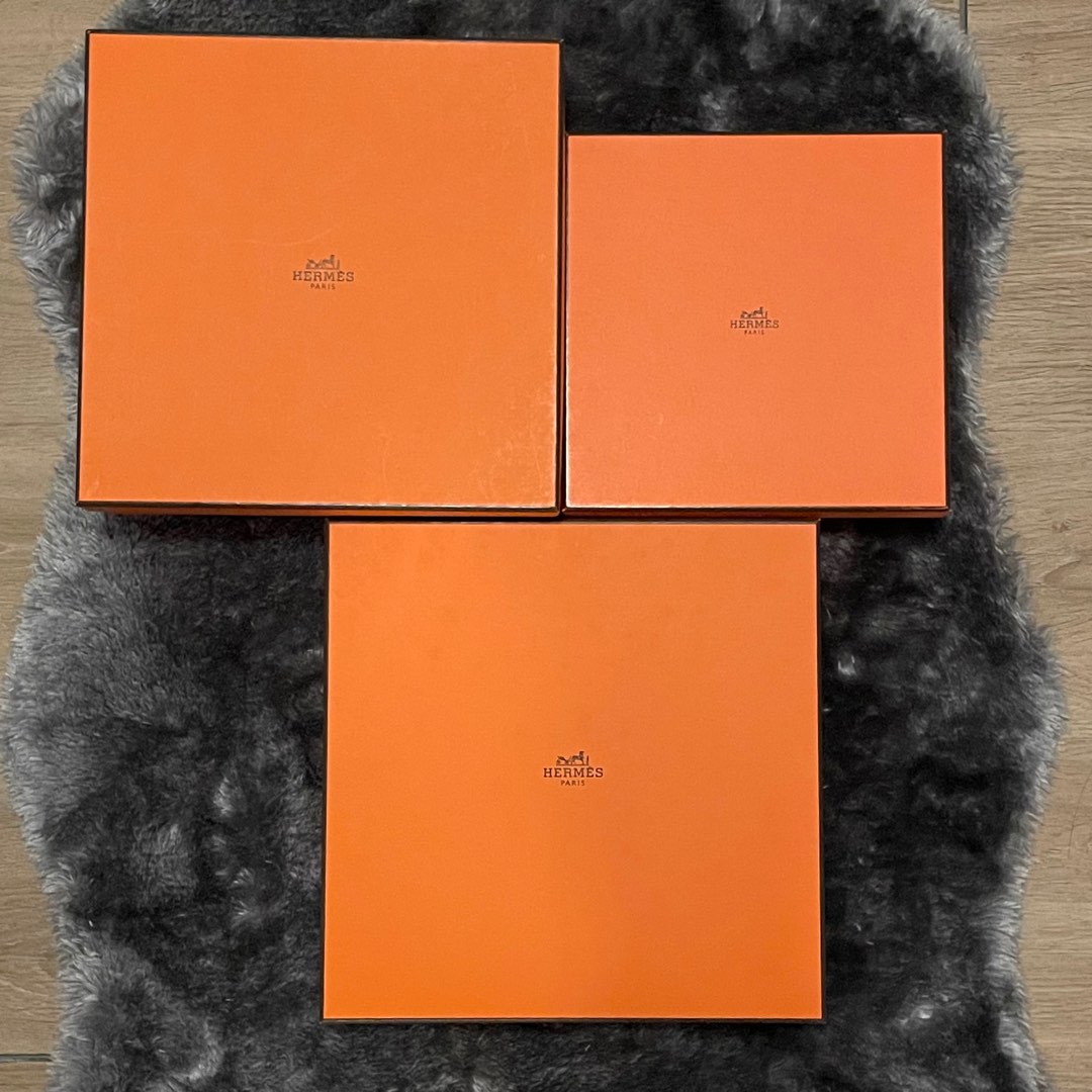 Hermes Boxes (3 Pieces), Luxury, Accessories on Carousell