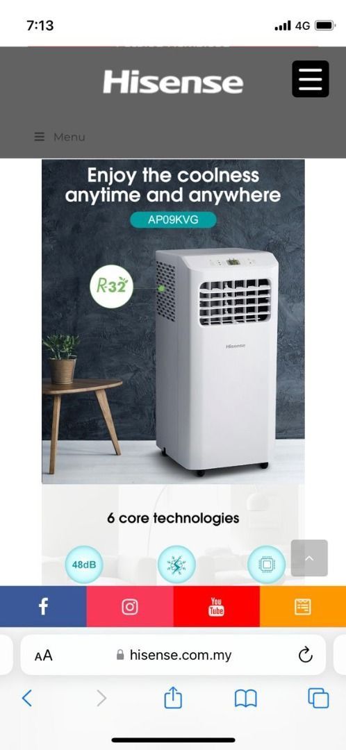 HISENSE, TV & Home Appliances, Air Conditioners & Heating on Carousell