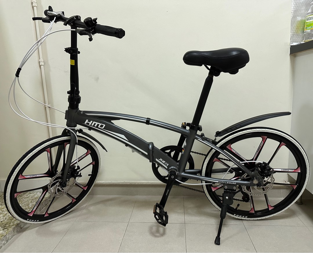 Hito X6 Foldable Bike Bicycle 20/22inch, Sports Equipment, Bicycles ...