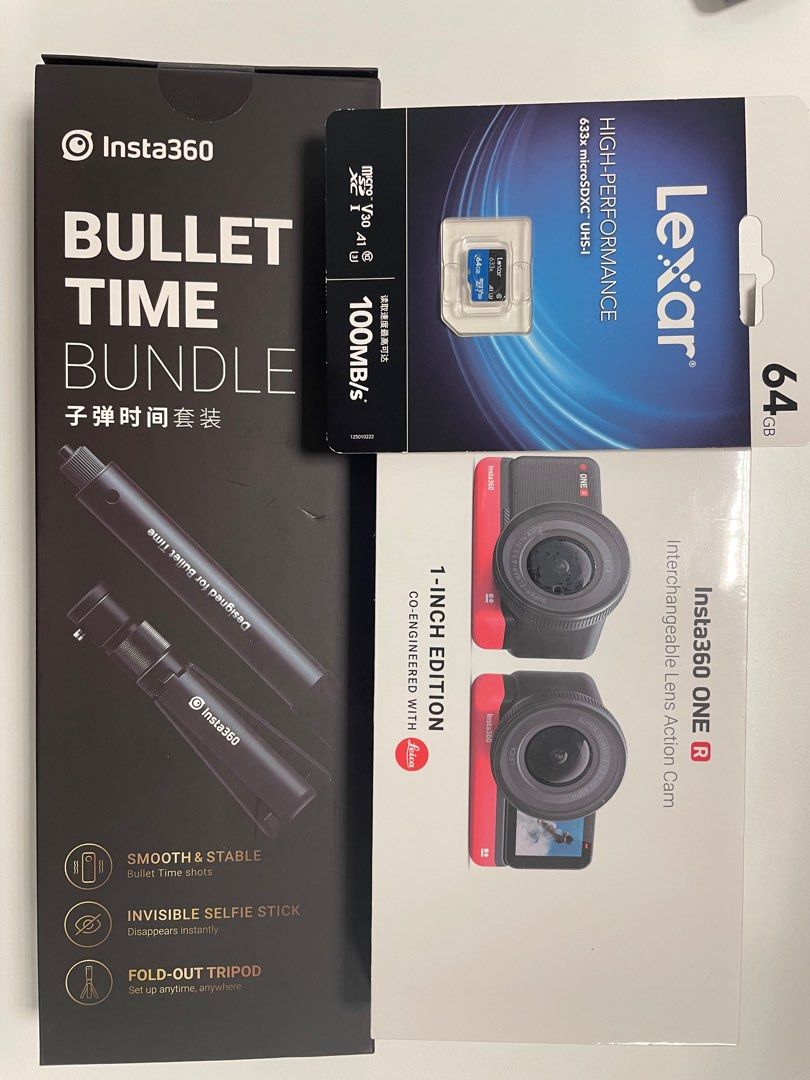 Insta 360 X Leica ONE R 1-inch edition (creator kit), Photography ...