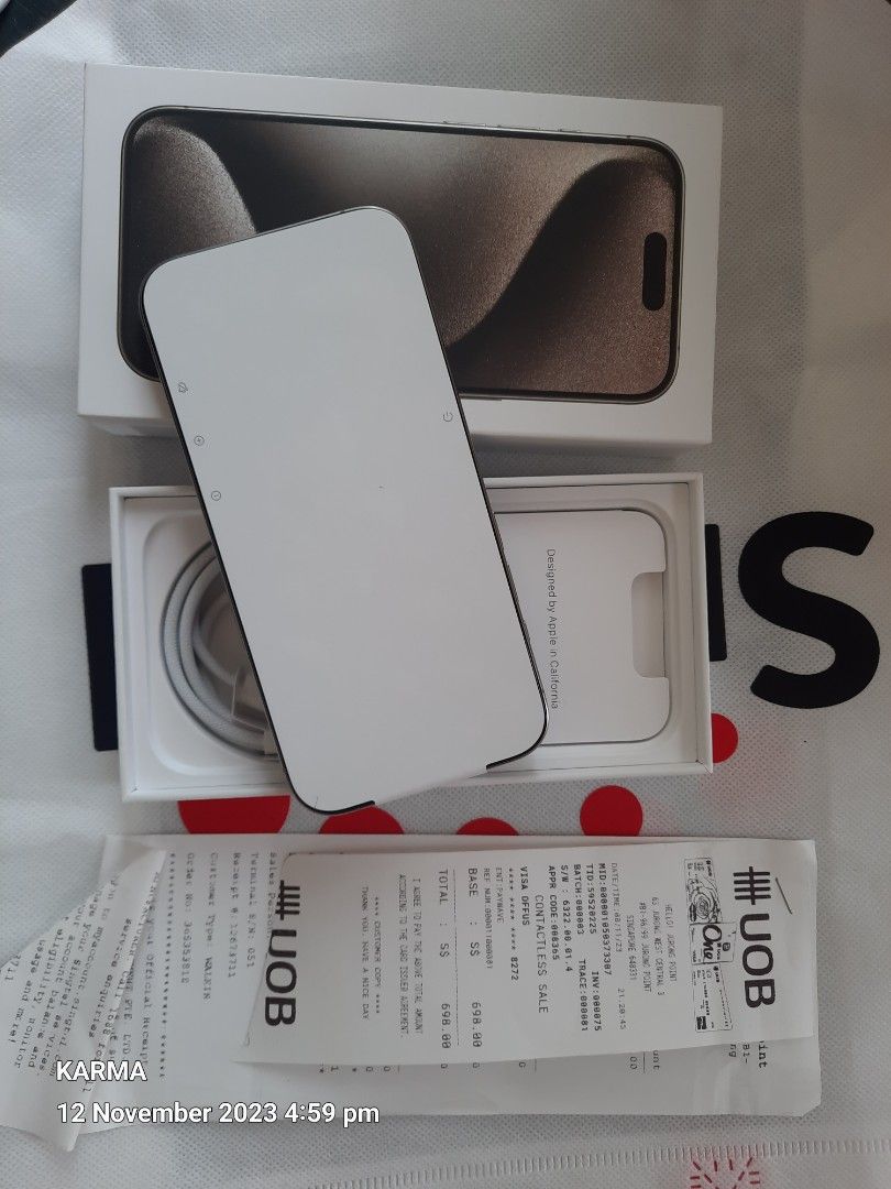 iPhone 15 Pro nature titanium 128gb, Mobile Phones & Gadgets, Mobile ...