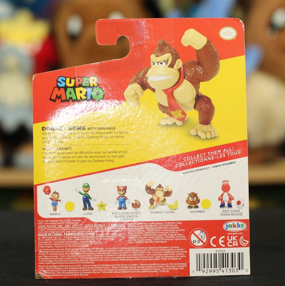 Jakks Pacific Super Mario Donkey Kong With Bananas Figure, Hobbies & Toys, Toys & Games on Carousell