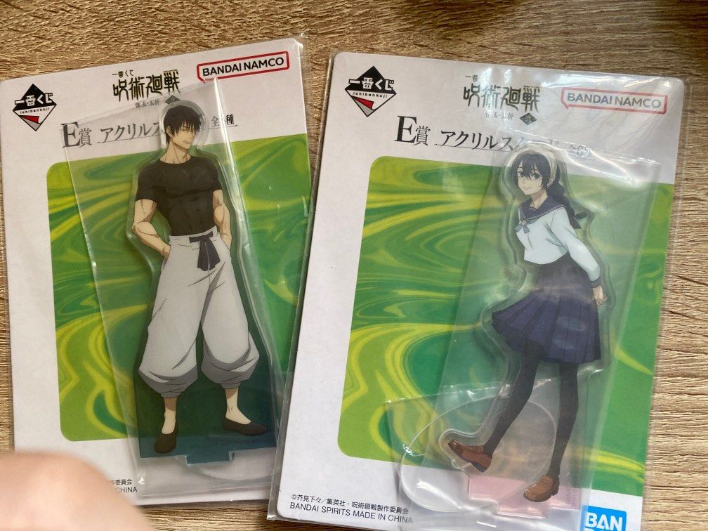JJK kuji riko and toji acrylic stand, Hobbies & Toys, Memorabilia ...