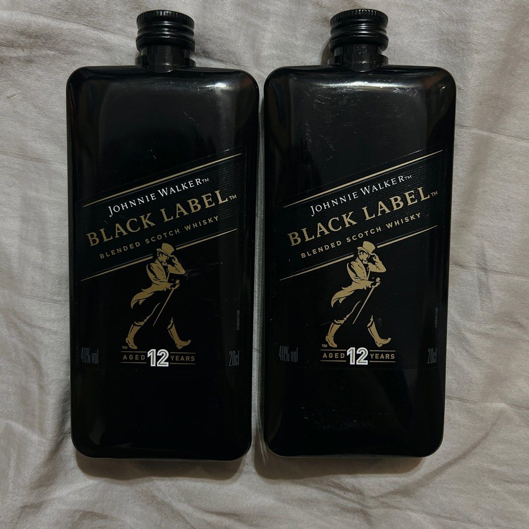 Johnnie Walker Black Pocket Scotch Whiskey 200ml, Food & Drinks ...