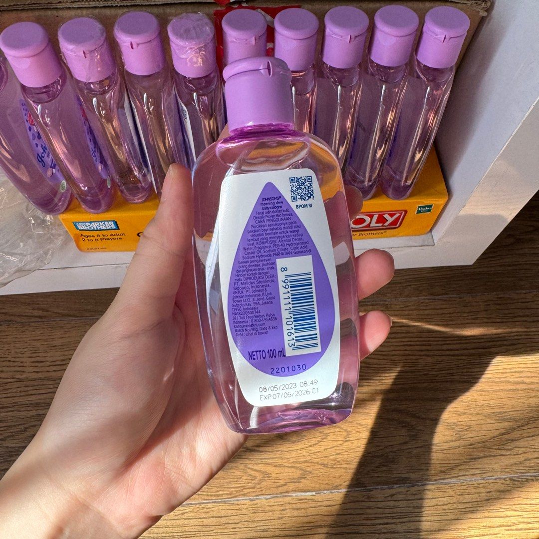 [READY] JOHNSON'S Morning Dew Baby Cologne - Minyak Wangi Bayi 100ml ...