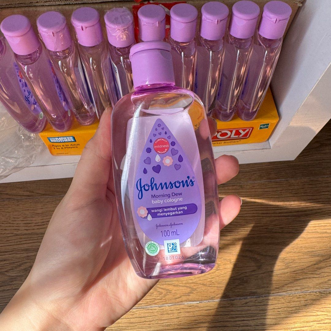 [READY] JOHNSON'S Morning Dew Baby Cologne - Minyak Wangi Bayi 100ml ...