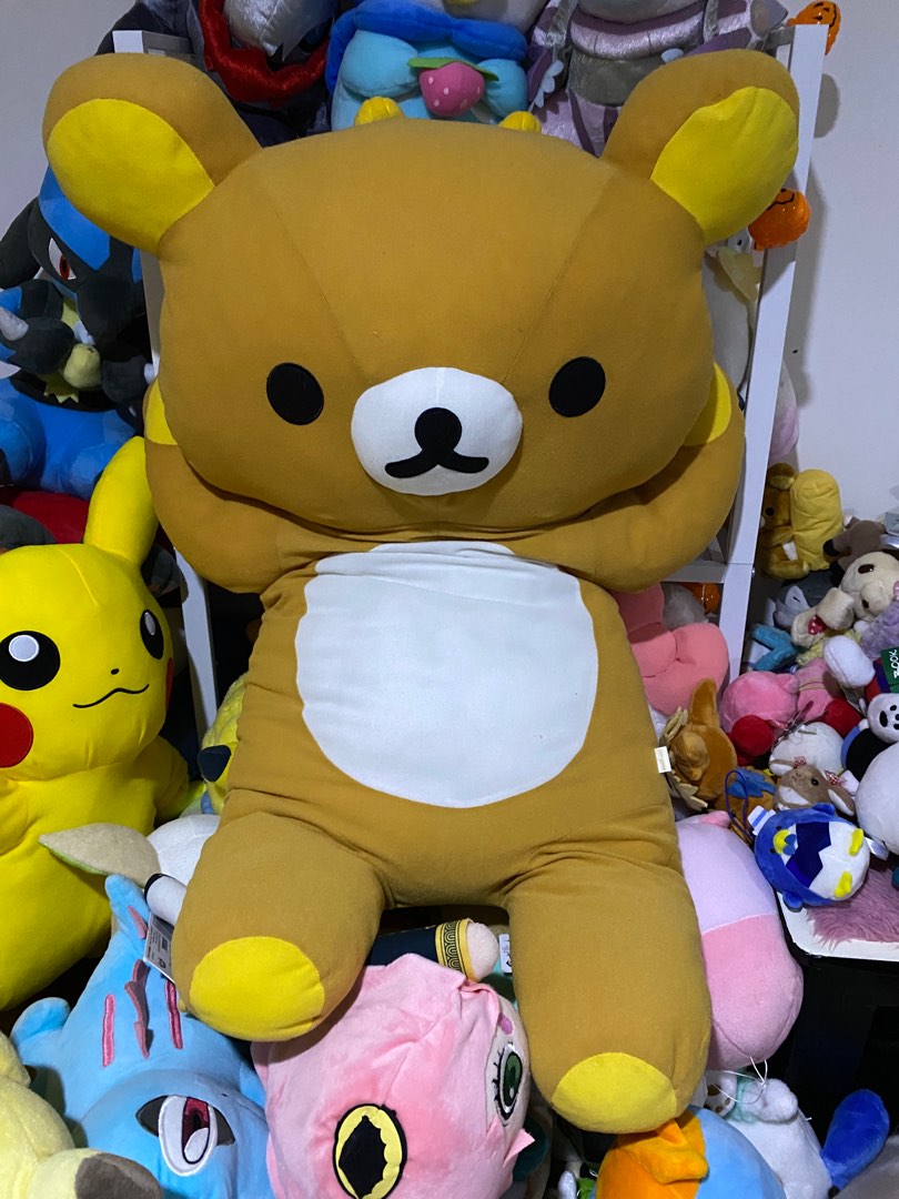 Jumbo Rilakkuma plushie 36", Hobbies & Toys, Toys & Games on Carousell