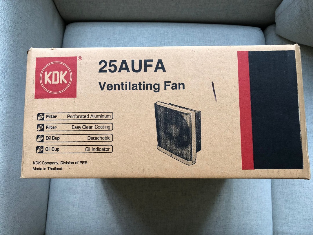 KDK VENTILATING FAN 25AUFA, Furniture & Home Living, Lighting & Fans ...