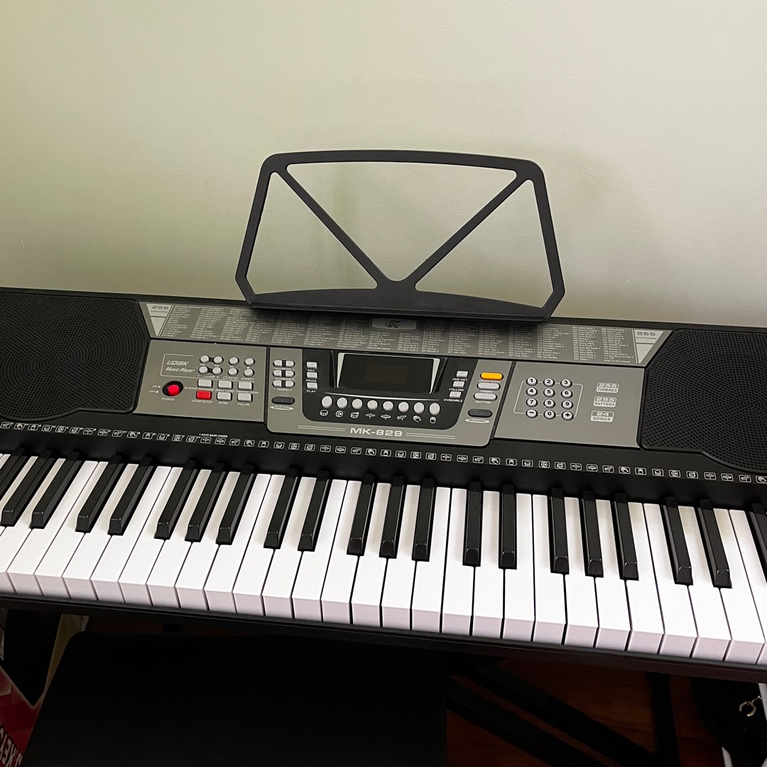 Piano Keyboard - MEIKE 61 key music keyboard, Hobbies & Toys, Music ...