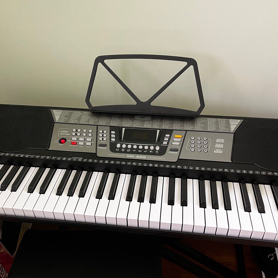 Piano Keyboard - MEIKE 61 key music keyboard, Hobbies & Toys, Music ...