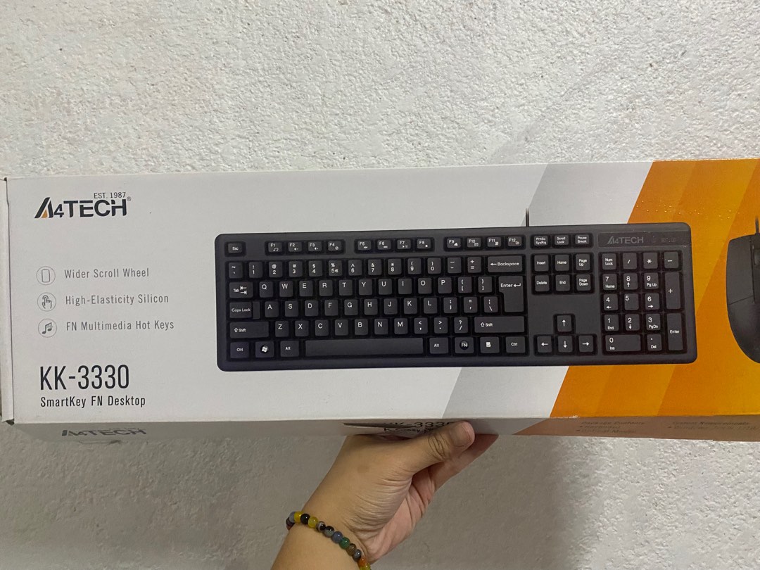 KK 3330 A4 Tech Keyboard and Mouse, Computers & Tech, Parts & Accessories, Computer Keyboard on ...
