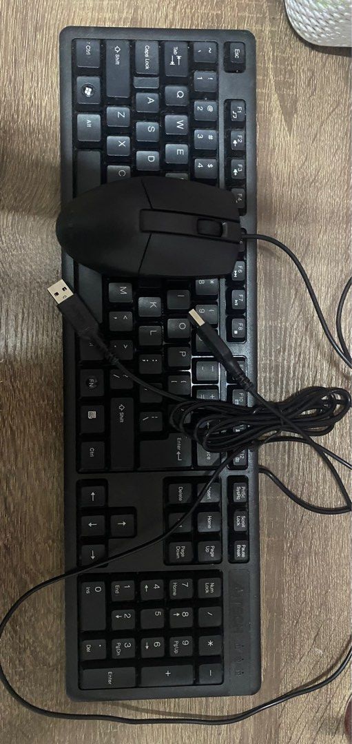 KK 3330 A4 Tech Keyboard and Mouse, Computers & Tech, Parts & Accessories, Computer Keyboard on ...