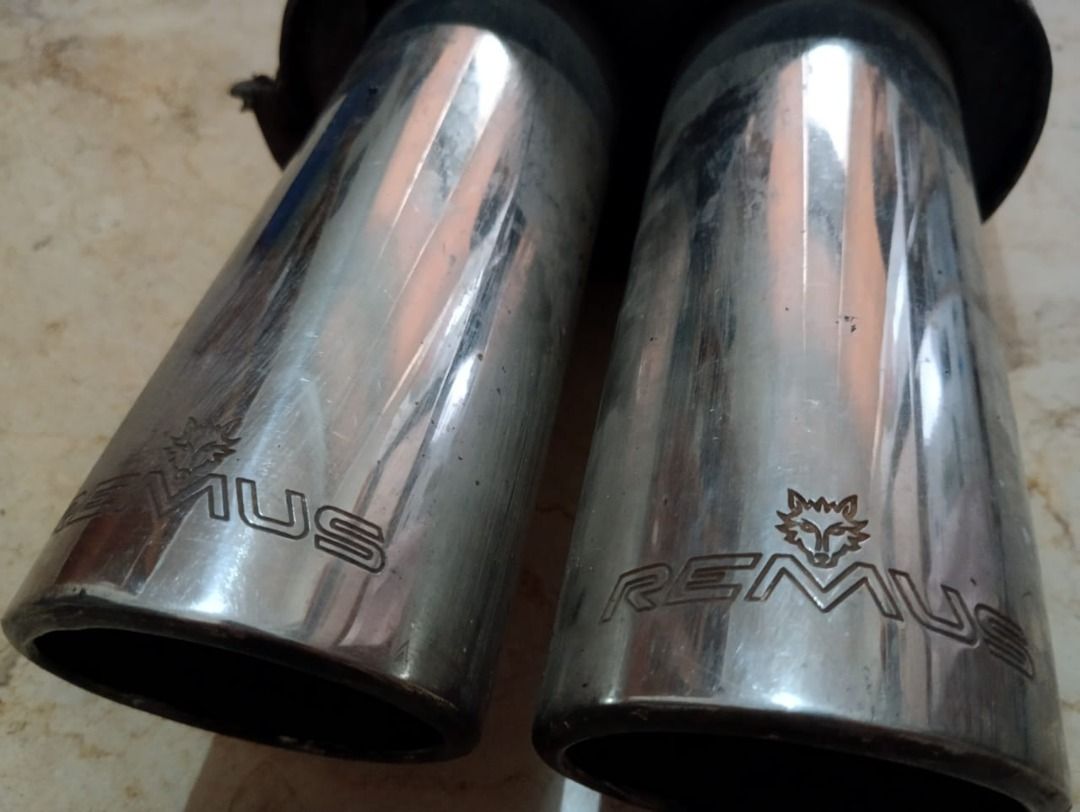 Knalpot Remus Double Muffler, Aksesoris Mobil di Carousell