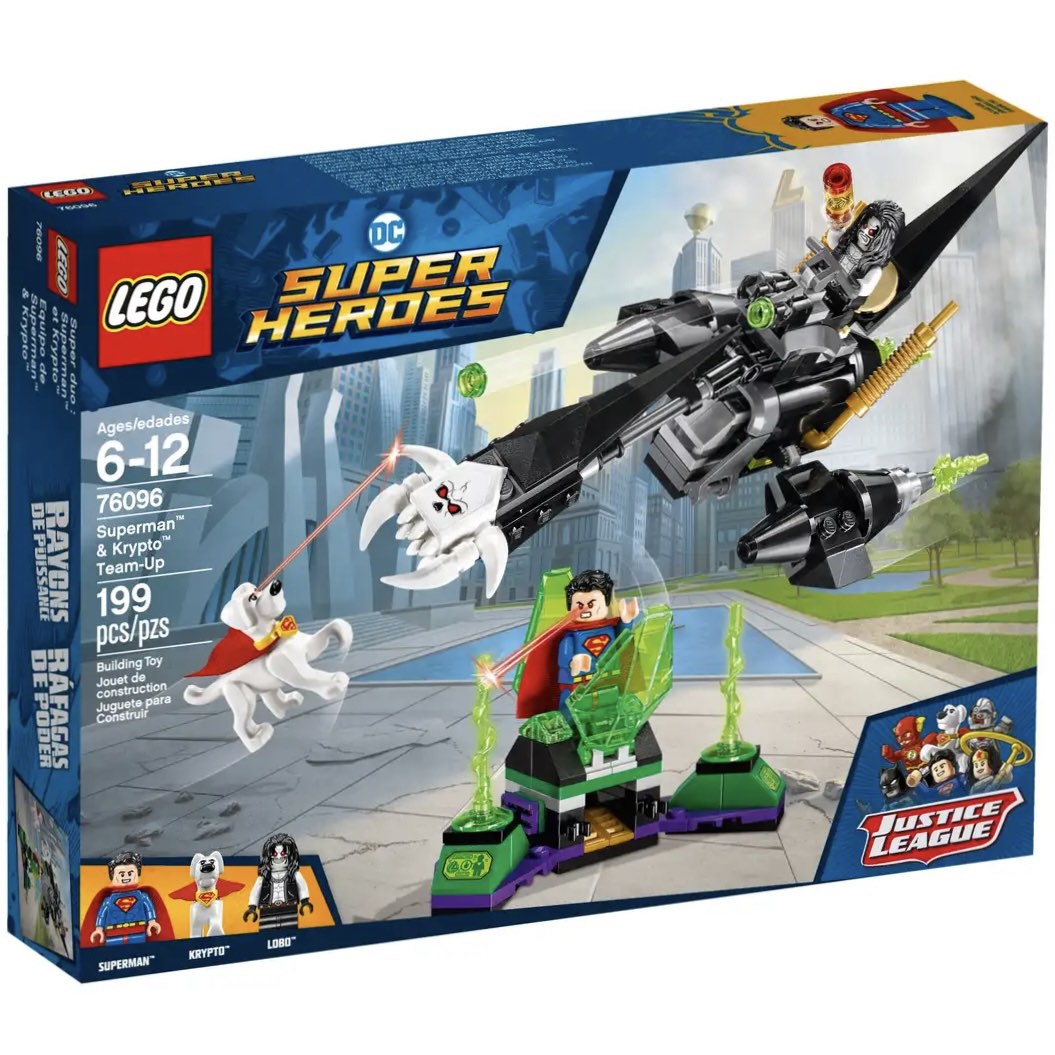 LEGO Lobo v Superman set | Superheroes | DC Comics | Justice League ...