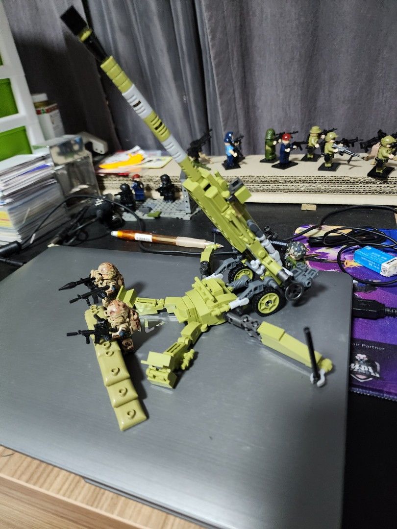 Lego compatible M777 light artillery position, Hobbies & Toys, Toys ...