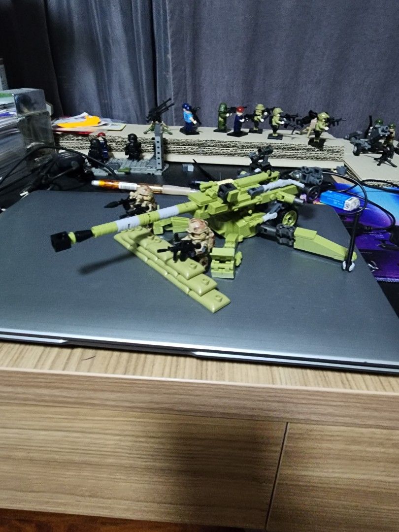 Lego compatible M777 light artillery position, Hobbies & Toys, Toys & Games on Carousell