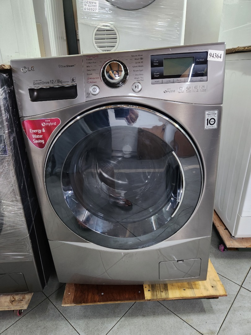 LG Washer & Dryer 12kg/8kg WD-1628RDS, TV & Home Appliances, Washing ...
