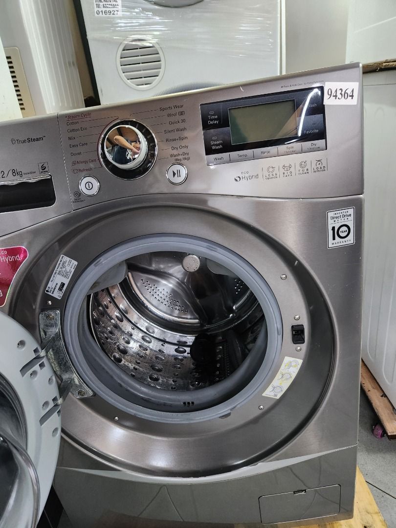 LG Washer & Dryer 12kg/8kg WD-1628RDS, TV & Home Appliances, Washing ...