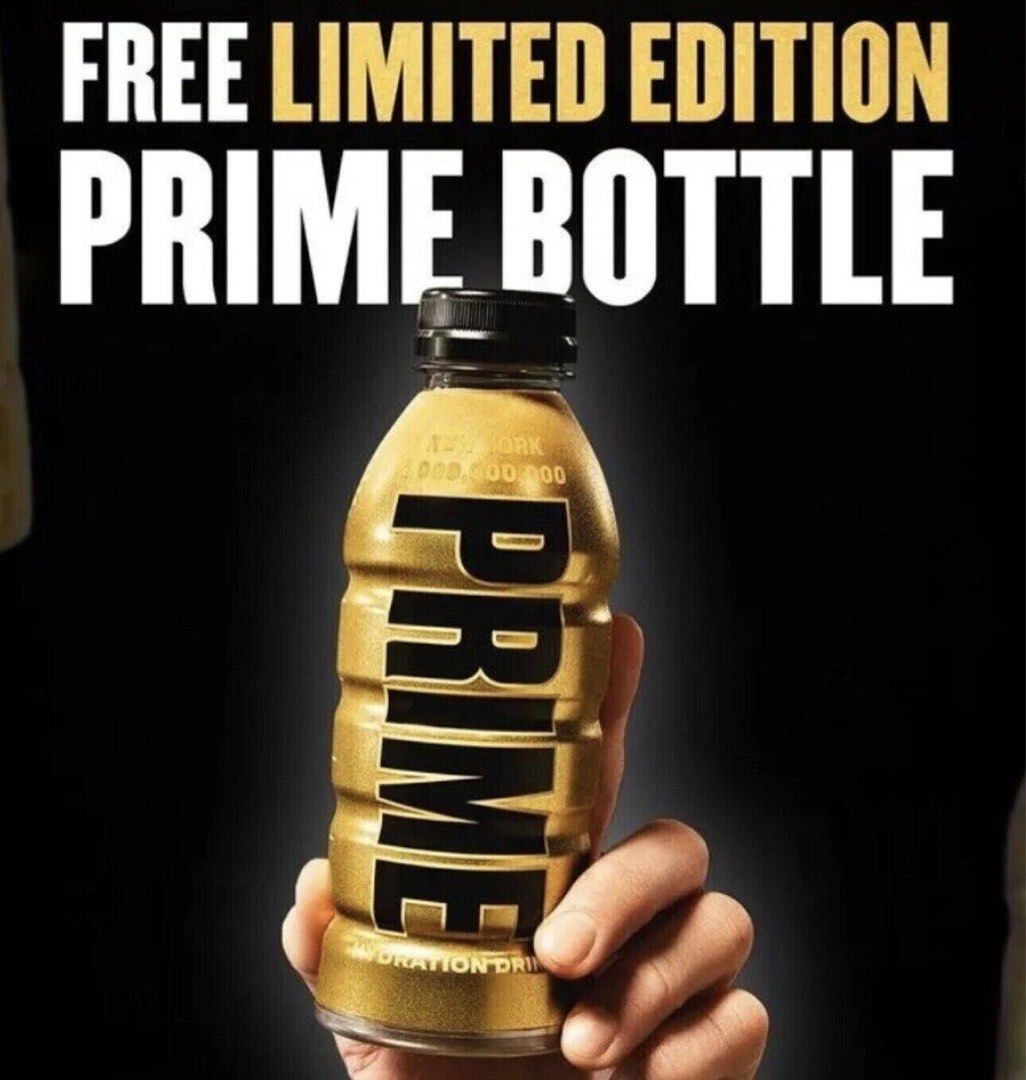 Limited edition GOLD PRIME, Food & Drinks, Other Food & Drinks on Carousell