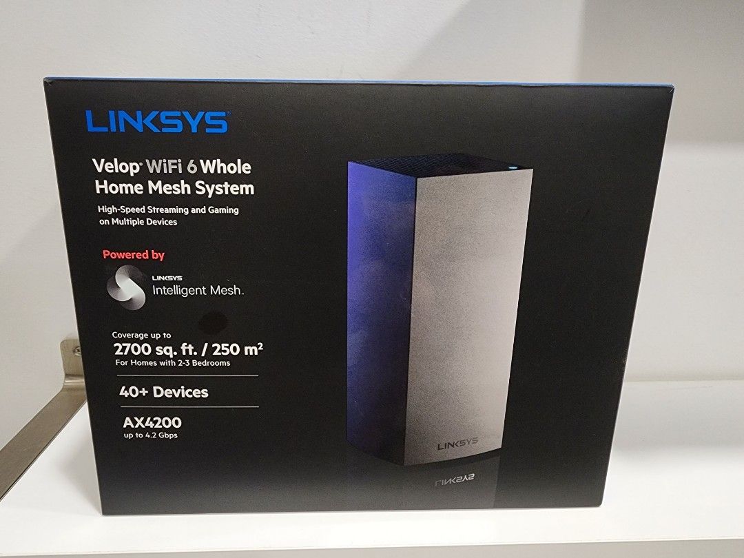 Linksys Velop Wifi 6 AX4200 Whole Home Mesh System, Computers & Tech, Parts & Accessories ...