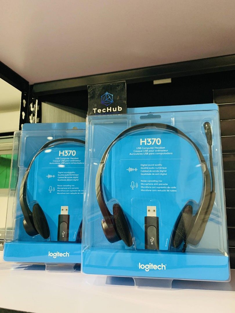 Logitech H370 USB Headset, Audio, Headphones & Headsets on Carousell