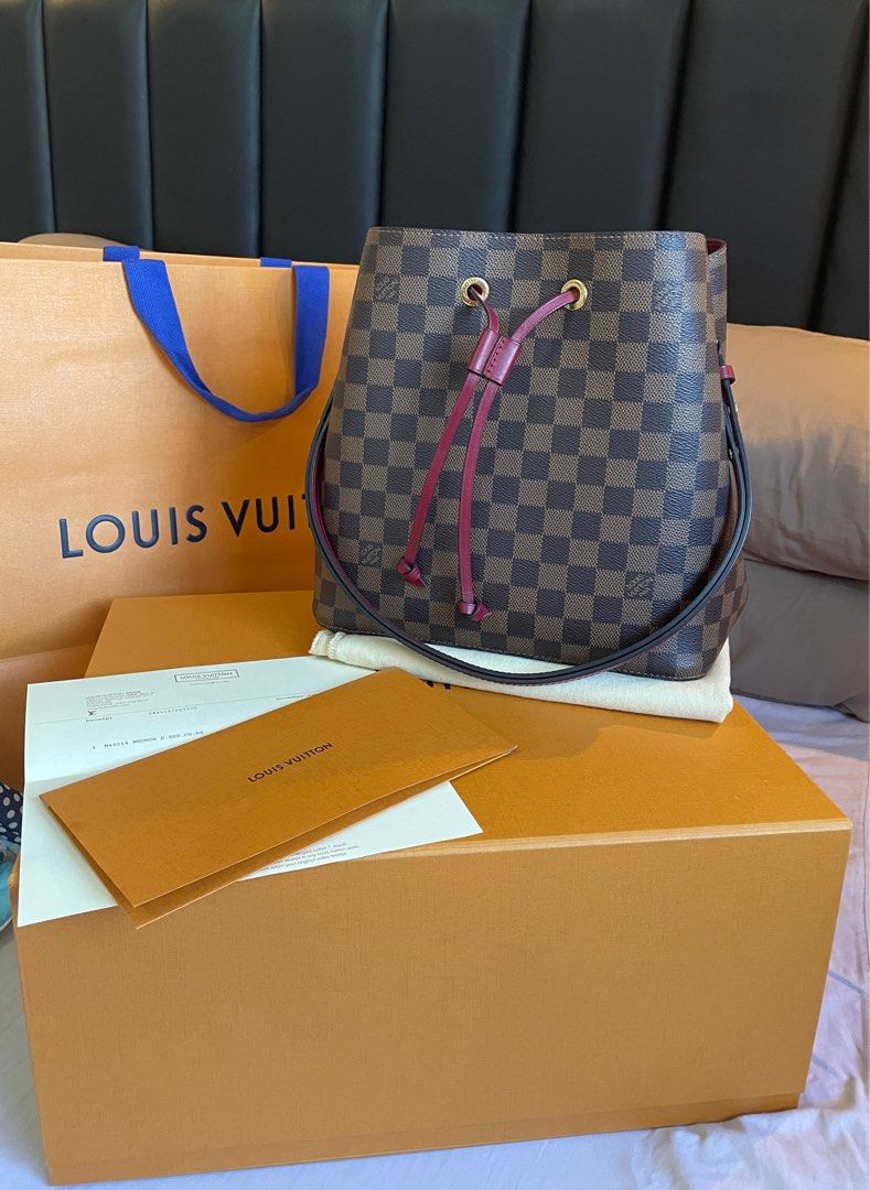 Louis Vuitton Neo Noe Damier Ebene, Luxury, Bags & Wallets on Carousell