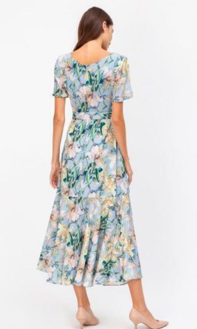 Love and Bravery Sinclair floral Maxi dress (no sash), Women's Fashion ...