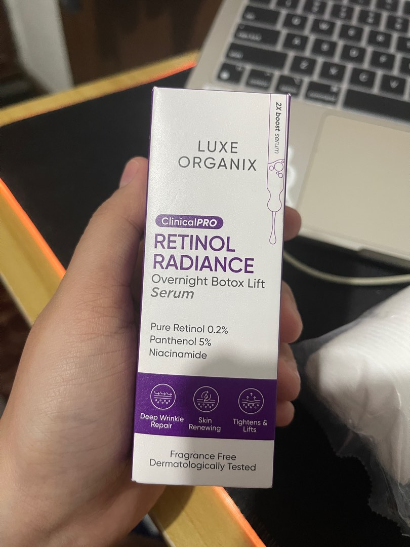 Luxe organix Retinol Radiance, Beauty & Personal Care, Face, Face Care ...