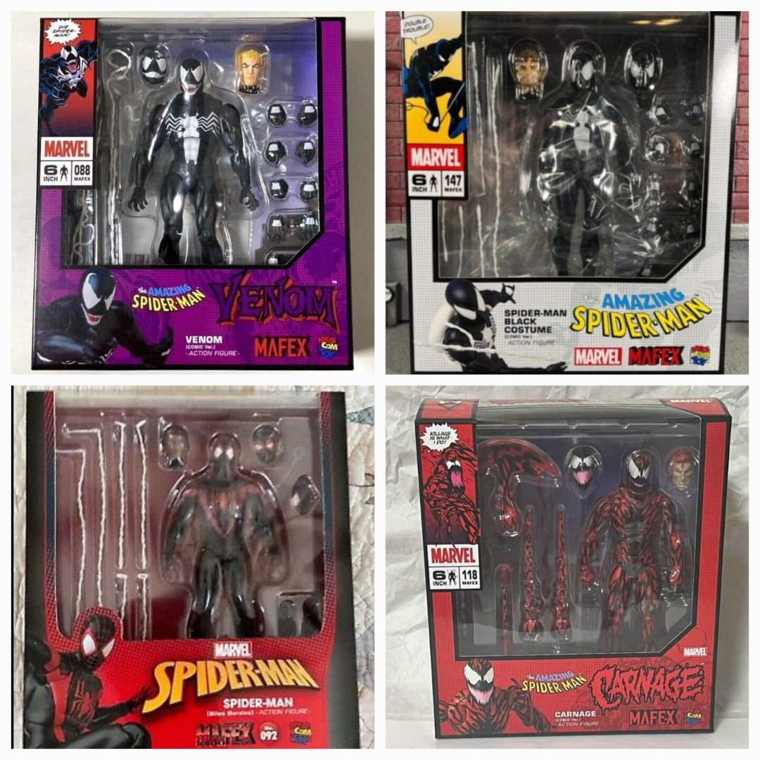 Mafex Spiderman collection, Hobbies & Toys, Toys & Games on Carousell