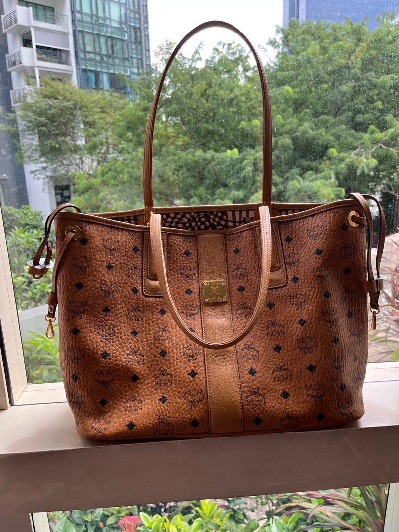 MCM tote, Luxury, Bags & Wallets on Carousell