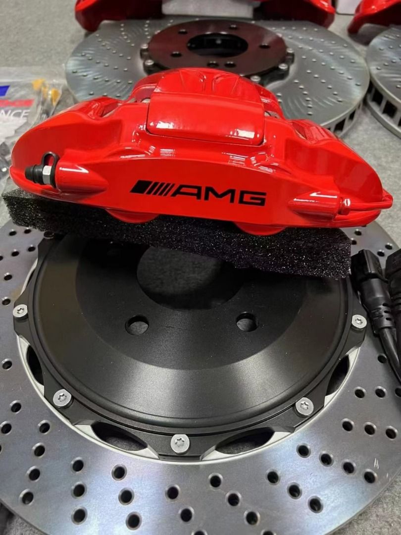 Mercedes-benz G-class brake modification and upgrade Front wheel ten ...
