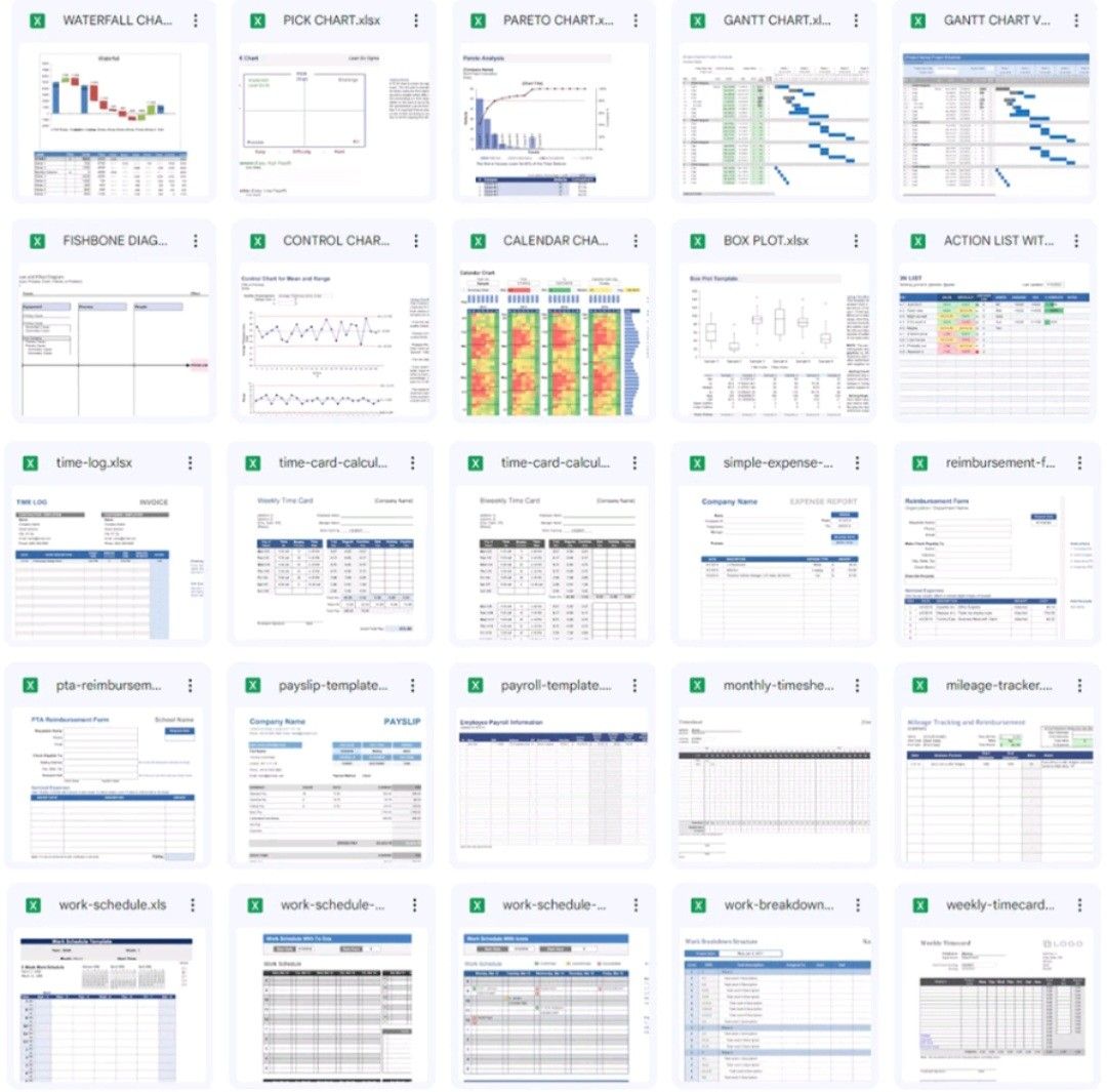 MICROSOFT EXCEL TEMPLATES, Computers & Tech, Parts & Accessories ...