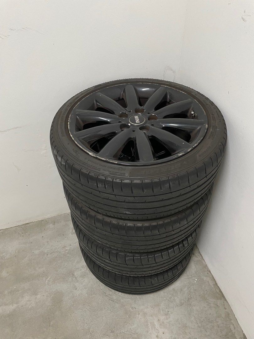 Mini stock rims for F series 5x112, Car Accessories, Tyres & Rims on ...