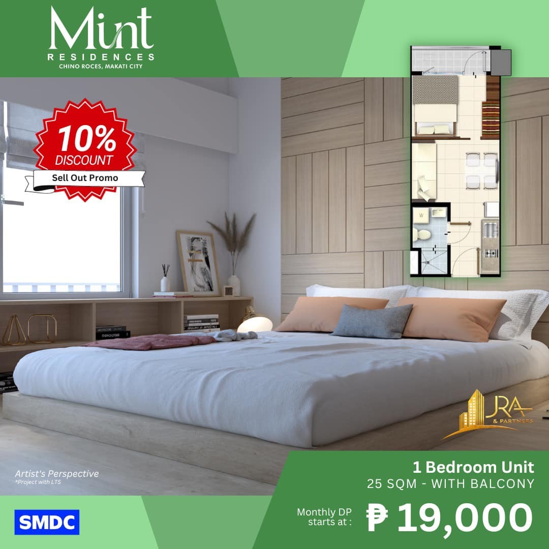 Mint Residences Makati 2026 Turnover SMDC Condo passive income ...