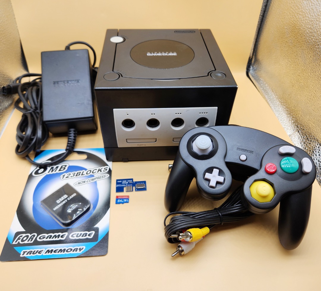 Modded Gamecube Black PicoBoot SD2SP2 64GB SD Card Retro Game Console ...