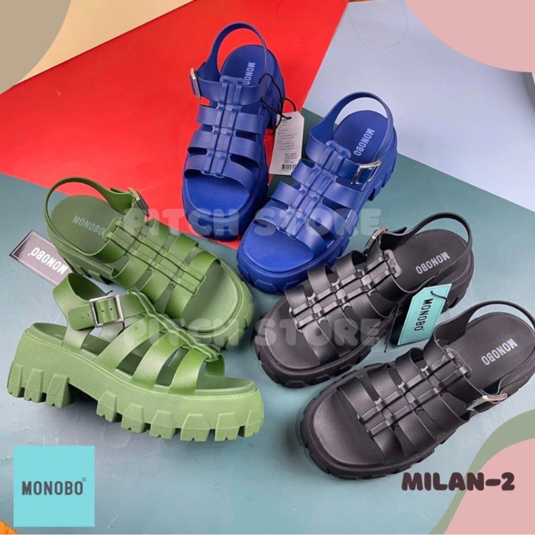 Monobo milan plus, Women's Fashion, Footwear, Sandals on Carousell