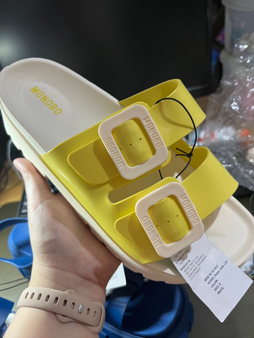 Monobo super jello 2 two toned, Women's Fashion, Footwear, Slippers and ...