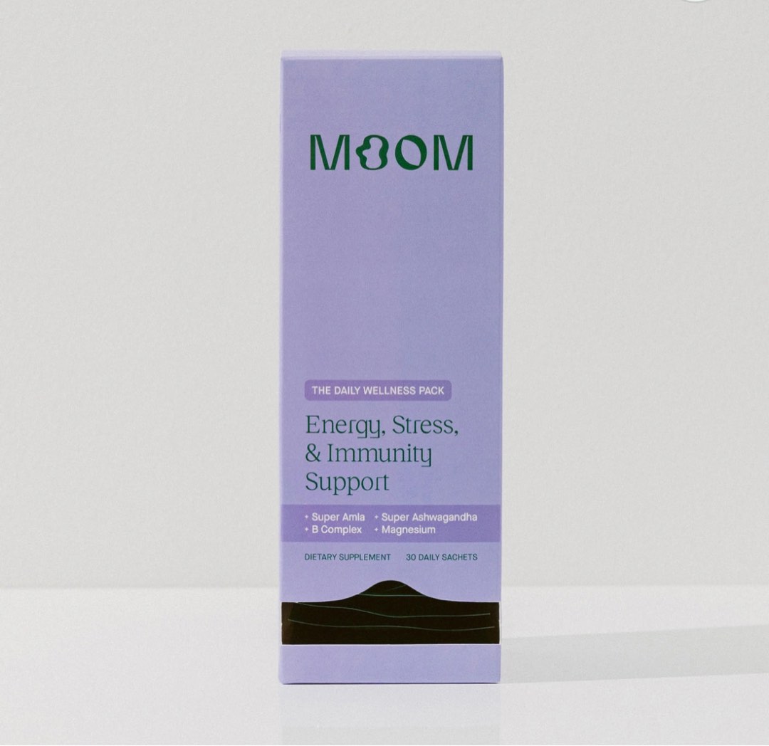 Moom The Daily Wellness Pack: Energy, Stress & Immunity Support, Health ...
