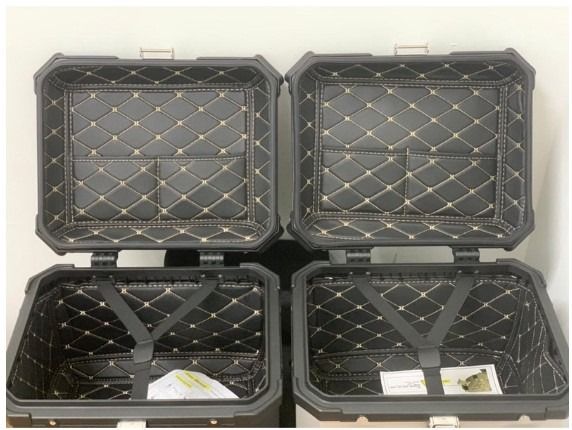 Motorcycle Top Box ABS Plastic Top Box 45L REAR BOX BIKE REAR BOX ...