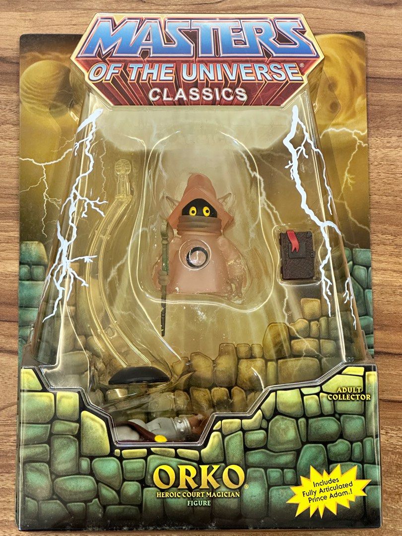 MOTUC SDCC Color Change ORKO w Prince Adam Matty Masters of the ...