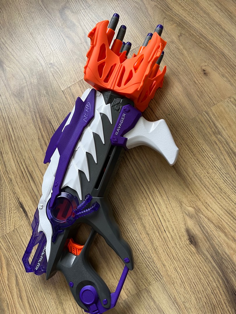 NERF N-Strike Firefly REV-8, Hobbies & Toys, Toys & Games on Carousell