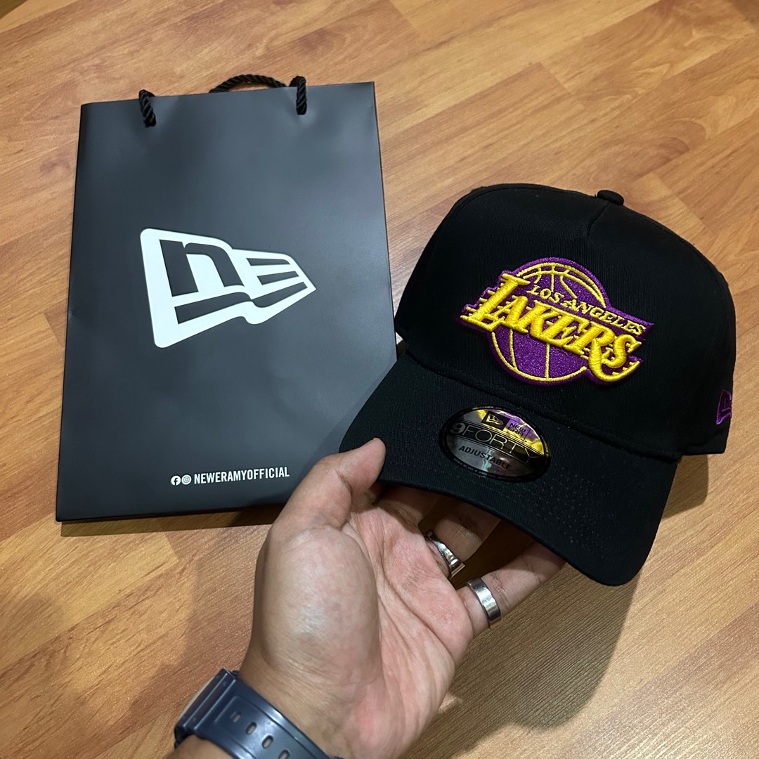 New Era Lakers 9forty snapback cap/hat, Men's Fashion, Watches ...