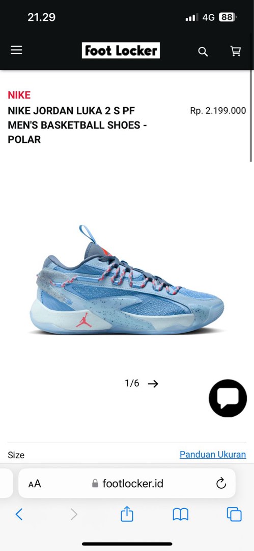Nike Jordan Luca 2, Fesyen Pria, Sepatu , Sneakers di Carousell