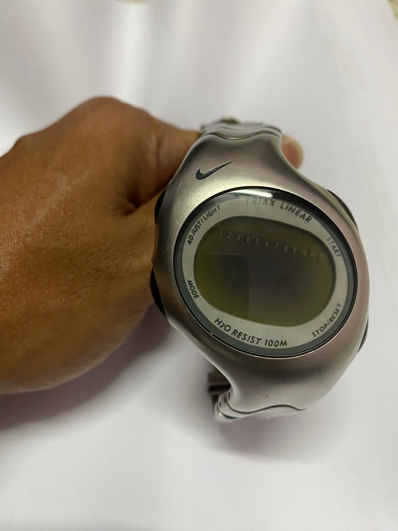 NIKE TRIAX SILVER VINTAGE, Men's Fashion, Watches & Accessories ...