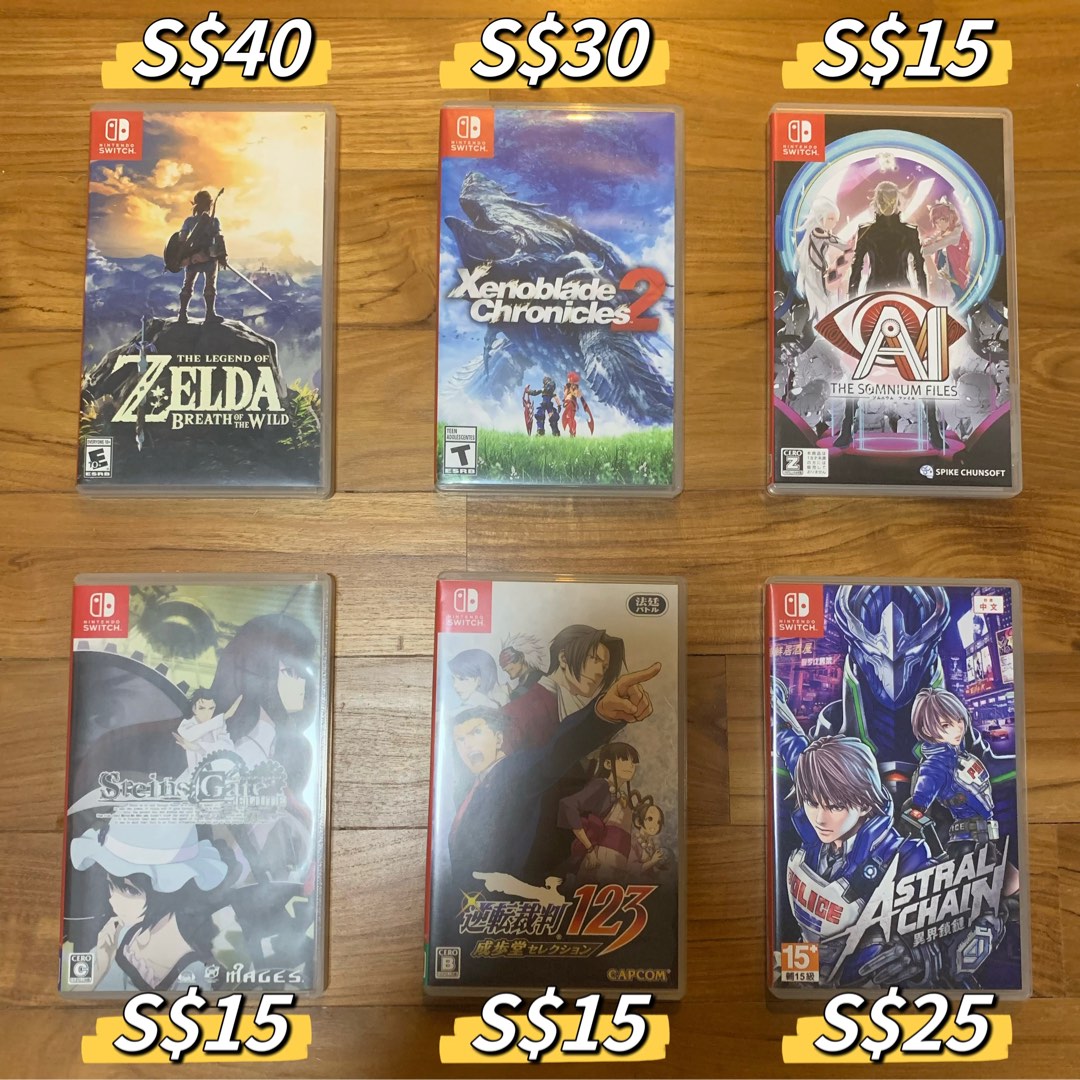 Nintendo Switch Games Zelda Xenoblade Astral A1, Video Gaming, Video ...