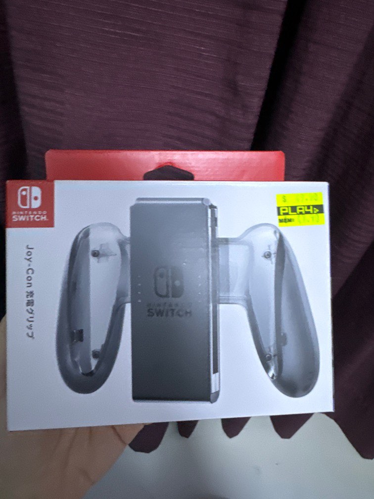 Nintendo Switch Rechargeable Joy-con Grip, Video Gaming, Gaming ...