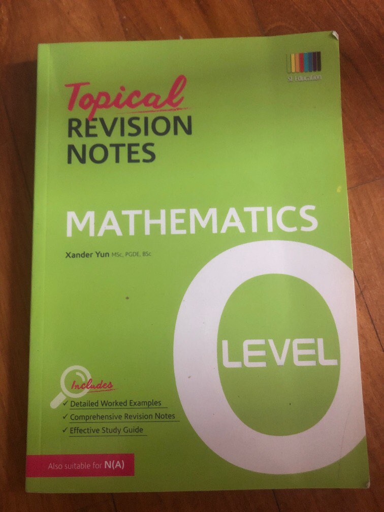 O Level Topical Revision Notes, Hobbies & Toys, Books & Magazines ...