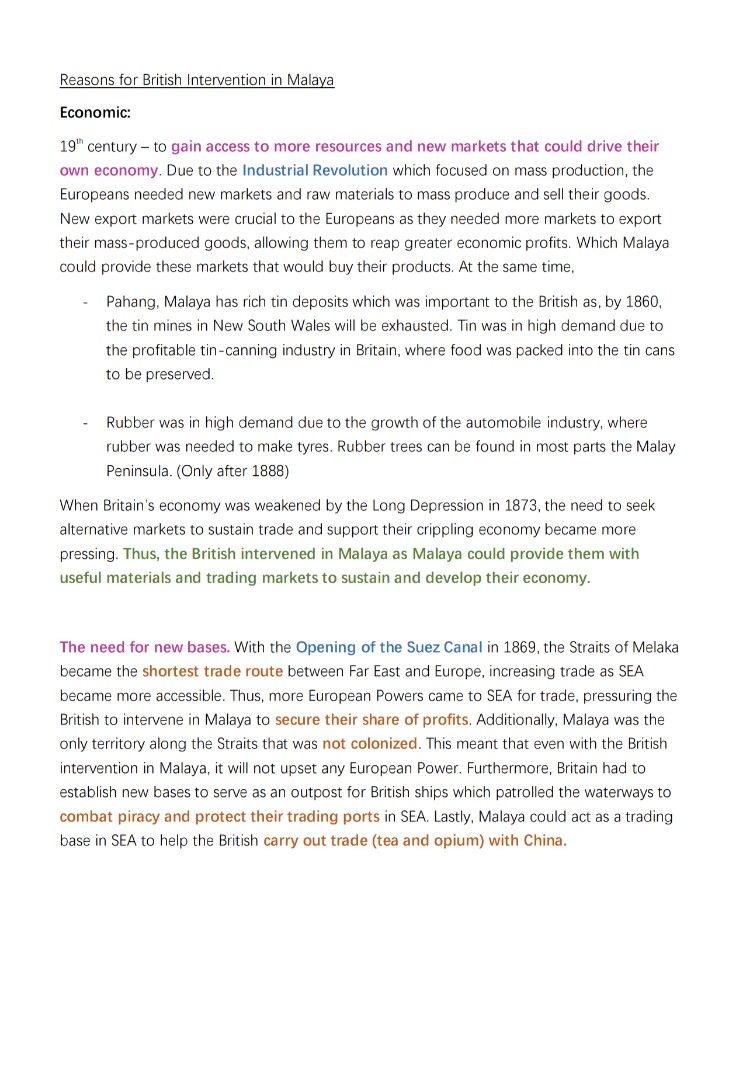 O Levels Core History Revision Notes, Unit 1 Chapter 2, Hobbies & Toys ...
