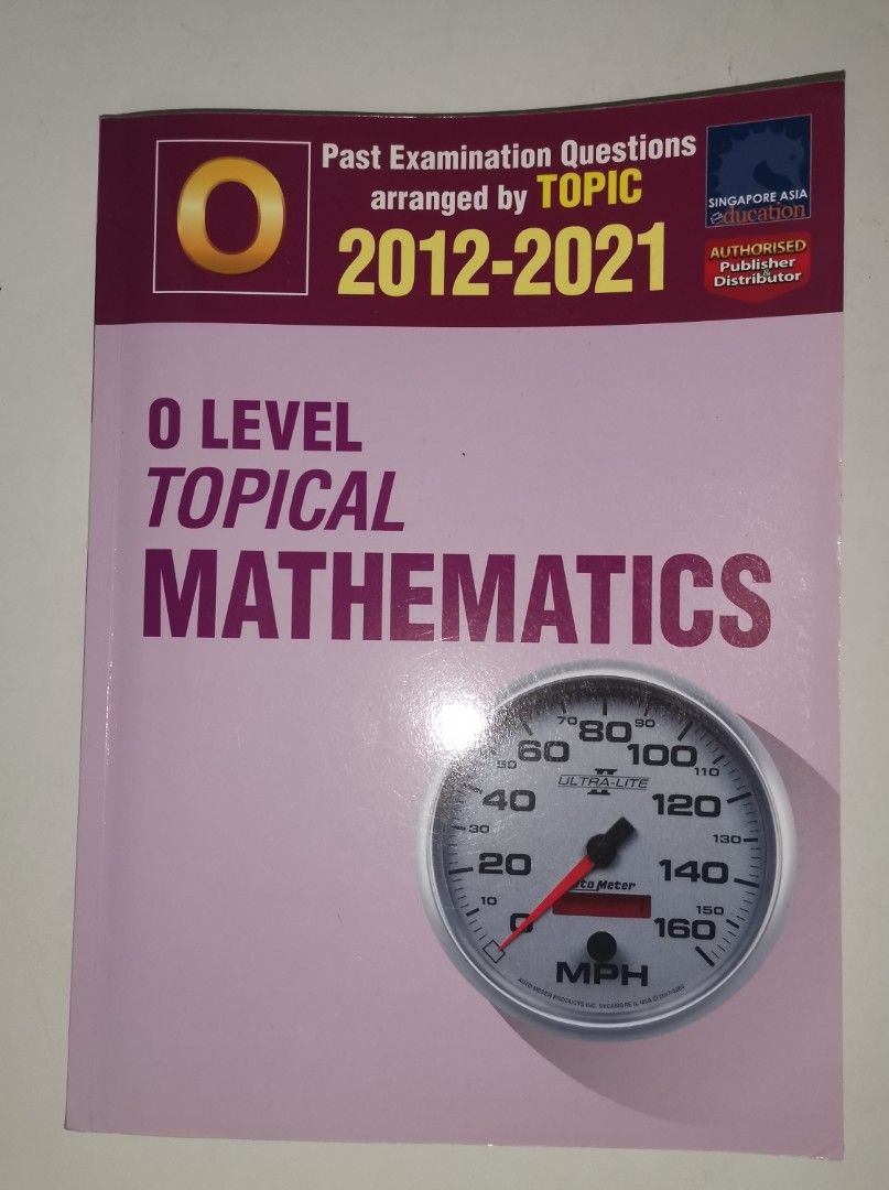 O lvl topical tys E math, Hobbies & Toys, Books & Magazines, Assessment ...
